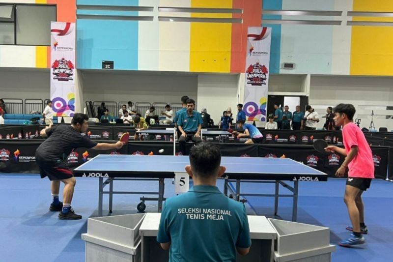 198 atlet ikuti seleknas tenis meja untuk SEA Games – KOMBI.ID