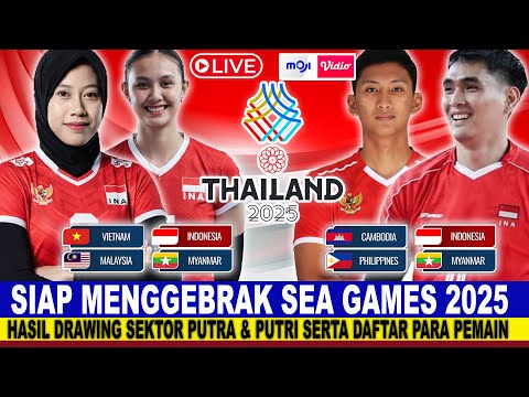 Hasil Drawing Timnas Voli Indonesia di ASEAN Games 2025 Thailand ...
