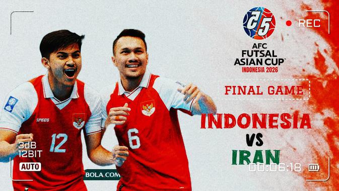 Nonton Live Streaming Final Piala Asia Futsal 2026: Indonesia Vs Iran ...