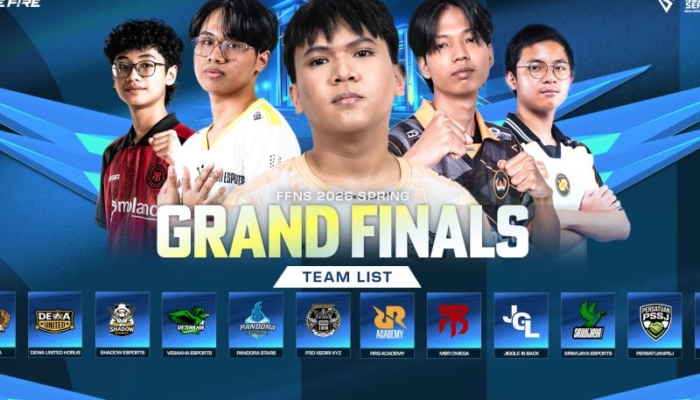 Daftar 12 tim esports lolos ke Grand Finals FFNS 2026 Spring – KOMBI.ID